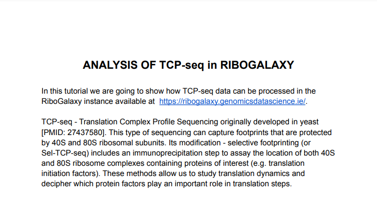 RiboSeq.Org - Tutorials